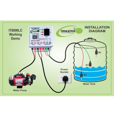 Fully Automatic Water Level Controller For Single Tank (Model No-IT80WLC )